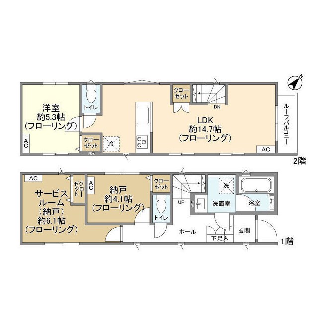 Kolet新小岩＃15 葛飾区西新小岩[戸建 22.0万円] | 東京東エリアの賃貸はCLCコーポレーションへ！